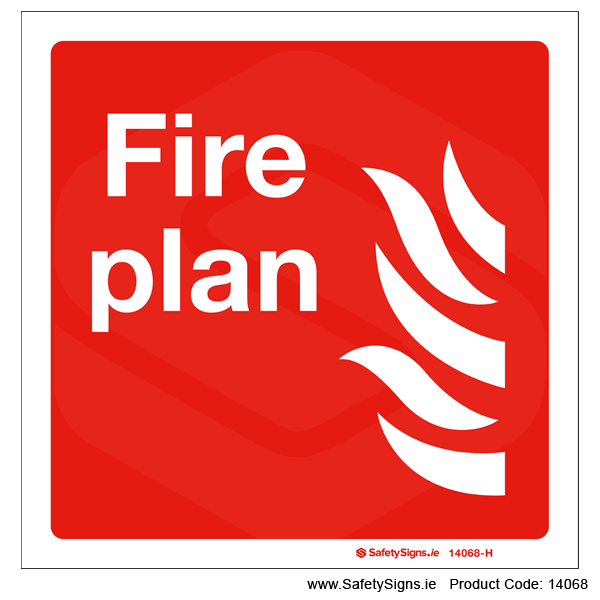Fire Plan - 14068 — SafetySigns.ie