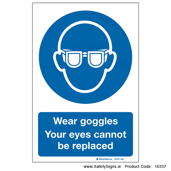 Safety Symbols Goggles