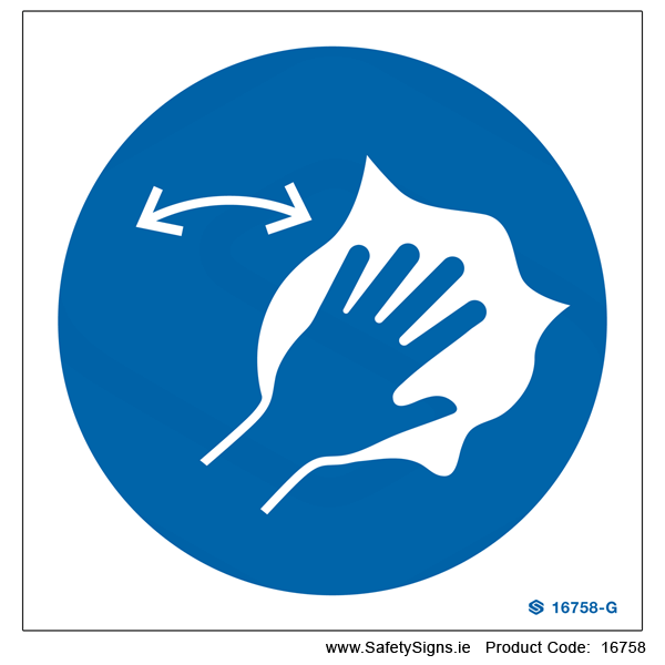 Wipe Surfaces - 16758 — SafetySigns.ie