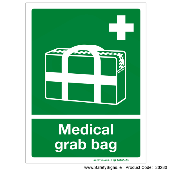 Medical Grab Bag - 20280 — SafetySigns.ie