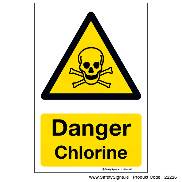 Chlorine - 22226 — SafetySigns.ie