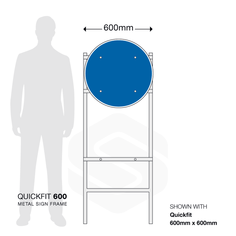 QUICKFIT 600 Sign Frame - 54002 — SafetySigns.ie
