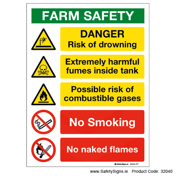 Farm Safety Notice - 32040 — SafetySigns.ie