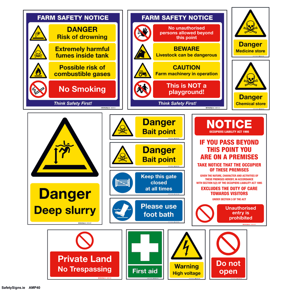Safety Sign Multipacks — SafetySigns.ie