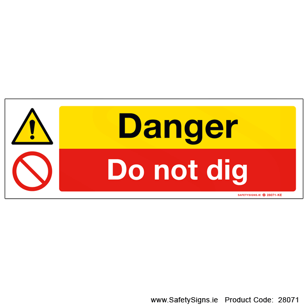 Do not Dig - 28071 — SafetySigns.ie