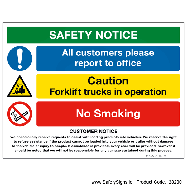 Safety Notice - 28200 — SafetySigns.ie