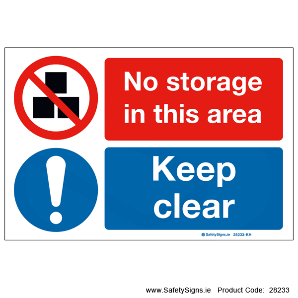 Safe Area Signs