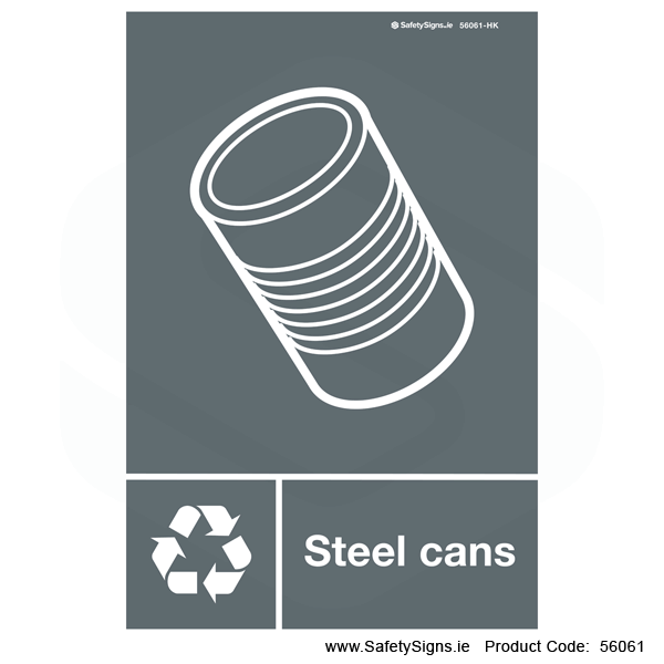 Steel Cans - 56061 — SafetySigns.ie