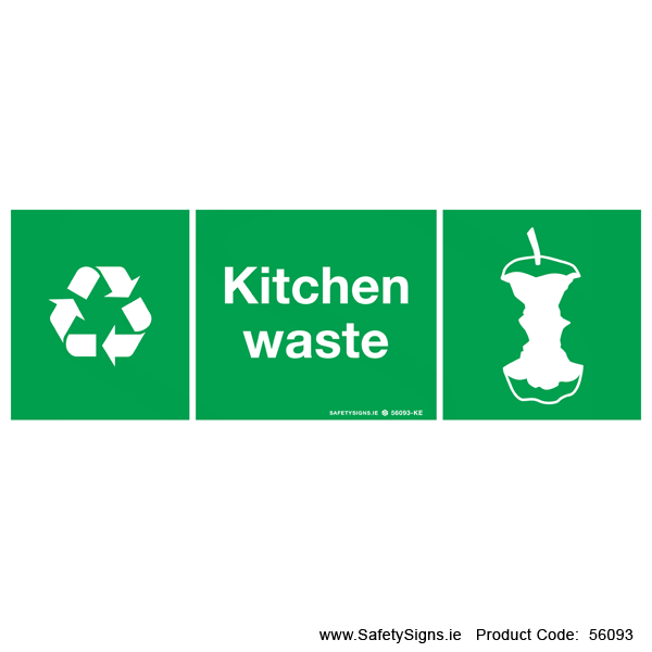 Kitchen Waste - 56093 — SafetySigns.ie