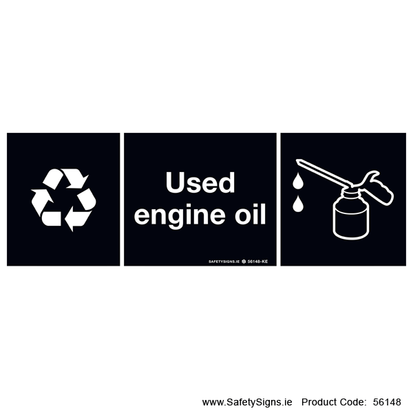 Used Engine Oil - 56148 — SafetySigns.ie