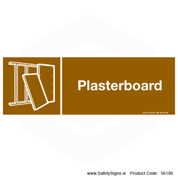Plasterboard - 56190 — SafetySigns.ie