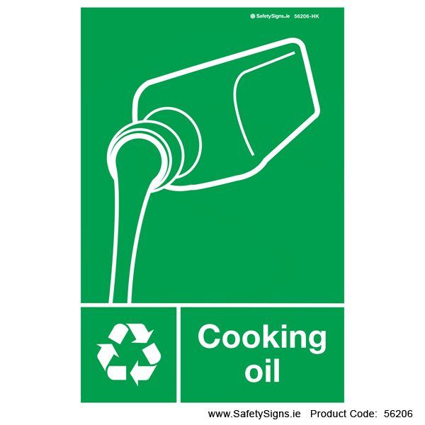 Cooking Oil - 56206 — SafetySigns.ie