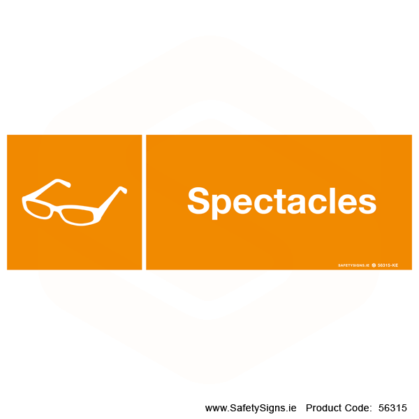 Spectacles - 56315 — SafetySigns.ie