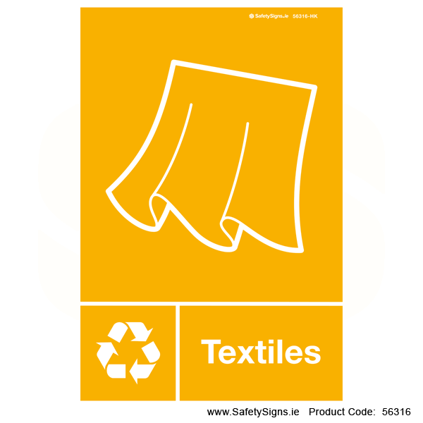 Textiles - 56316 — SafetySigns.ie