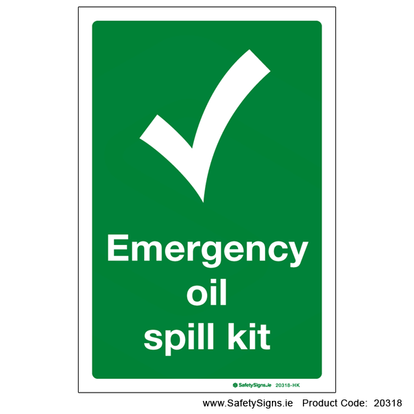 Oil Spill Kit - 20318 — SafetySigns.ie